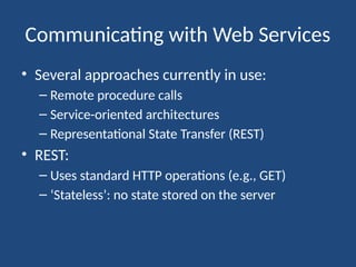 Service-oriented software engineering & APIs | PPT
