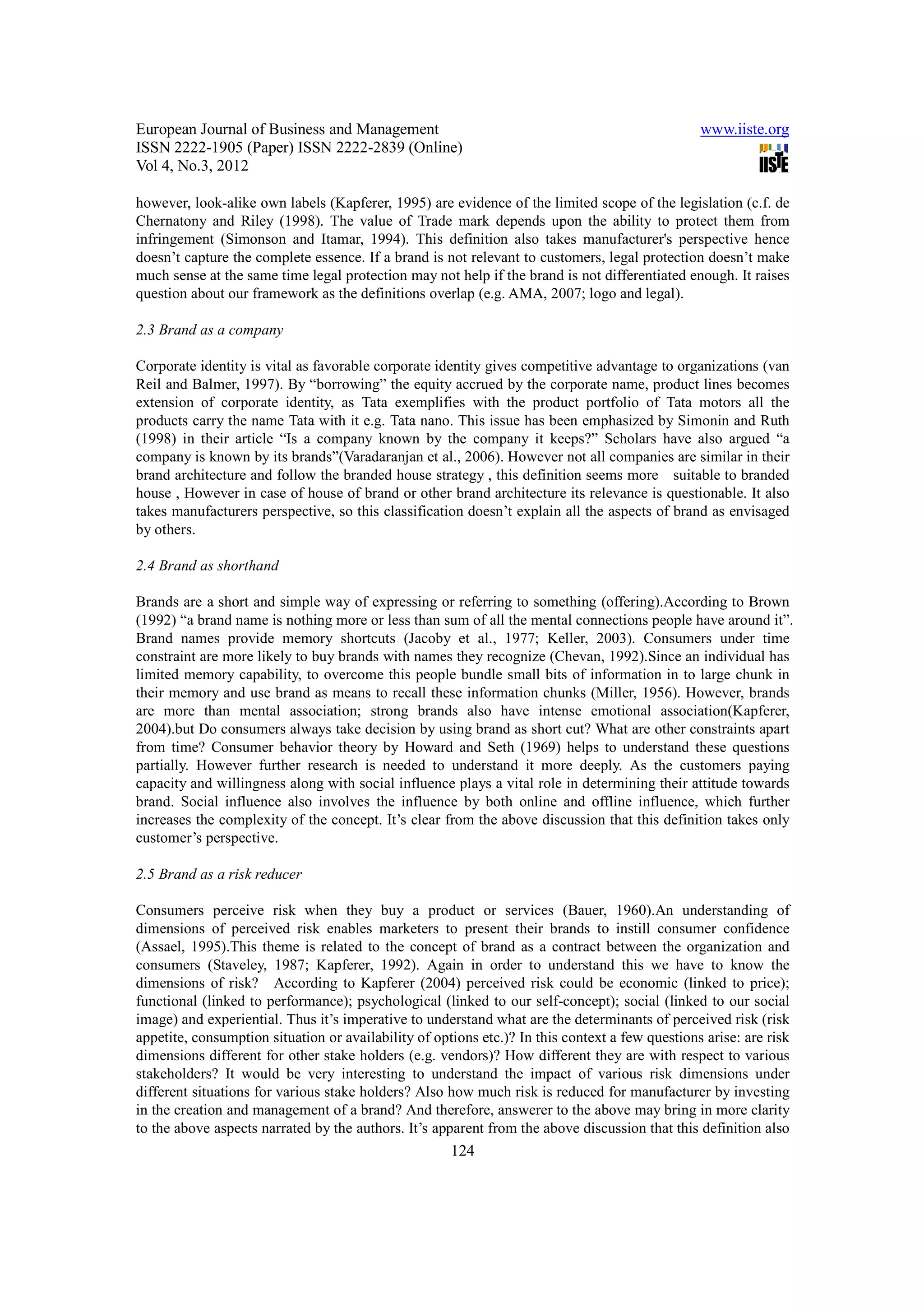 11.what is a brand a perspective on brand meaning | PDF