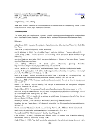 11.what is a brand a perspective on brand meaning | PDF | Advertising ...