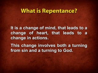 11. What is Repentence? | PDF