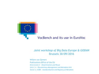 SC2 Workshop 2: VoCBench and its use in EuroVoc | PPTX