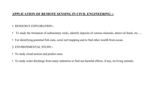 Remote Sensing and GIS | PPTX