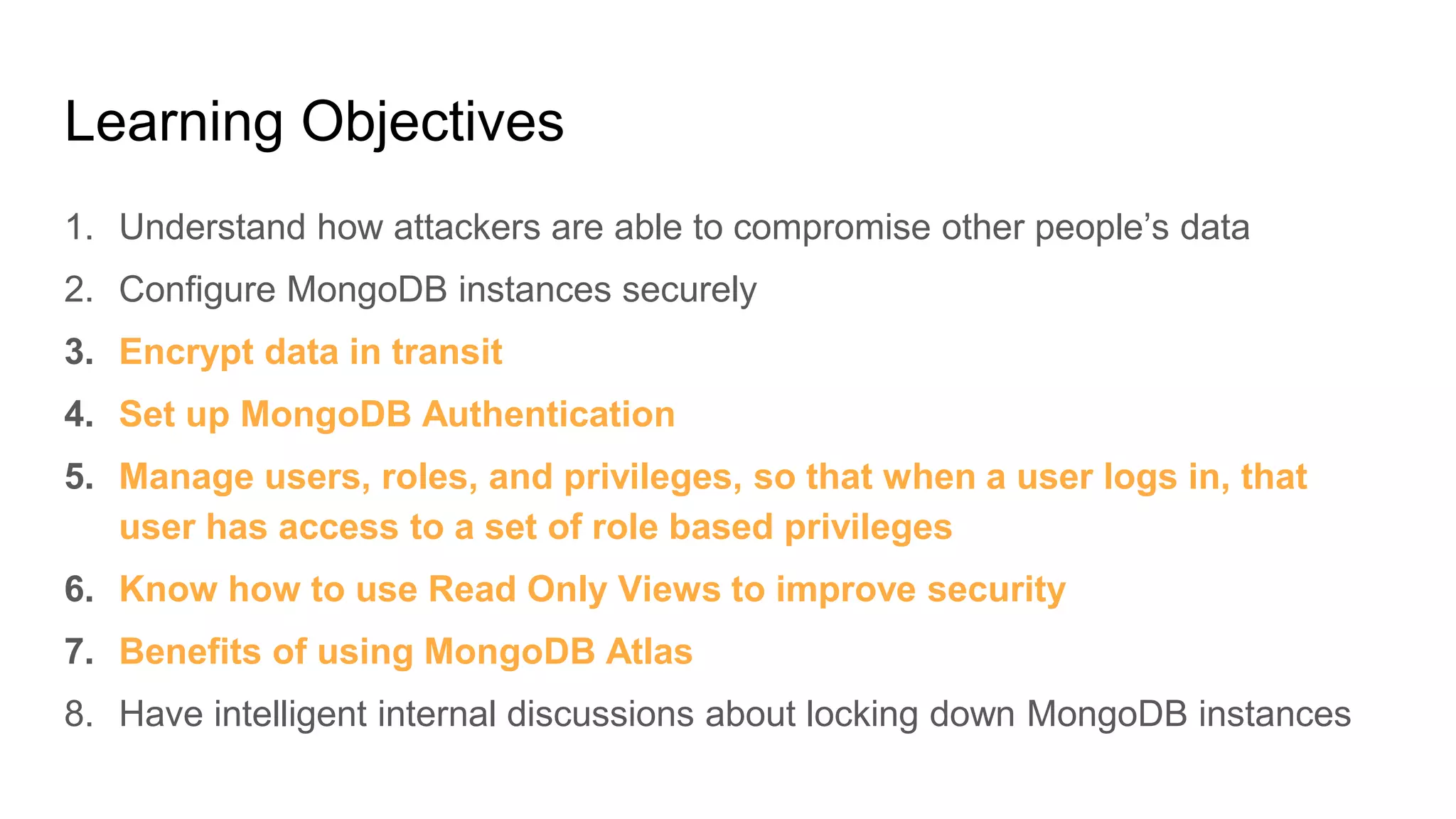 Low Hanging Fruit Making Your Basic Mongodb Installation More Secure Ppt