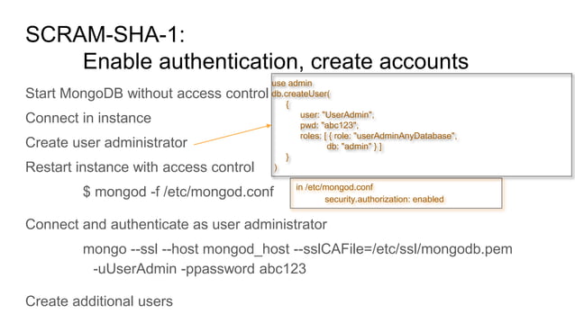 Low Hanging Fruit, Making Your Basic MongoDB Installation More Secure | PPT