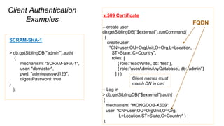 Low Hanging Fruit, Making Your Basic MongoDB Installation More Secure | PPT