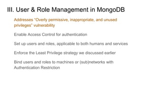 Low Hanging Fruit, Making Your Basic MongoDB Installation More Secure | PPT