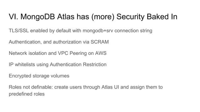 Low Hanging Fruit, Making Your Basic MongoDB Installation More Secure | PPT