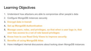 Low Hanging Fruit, Making Your Basic MongoDB Installation More Secure | PPT