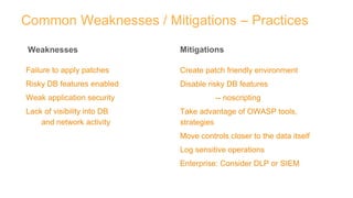 Low Hanging Fruit, Making Your Basic MongoDB Installation More Secure | PPT