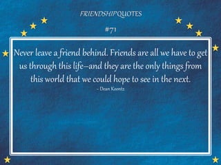 Quotes About Leaving Friends Behind