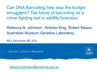 Rebecca Johnson - Opening Plenary | PDF