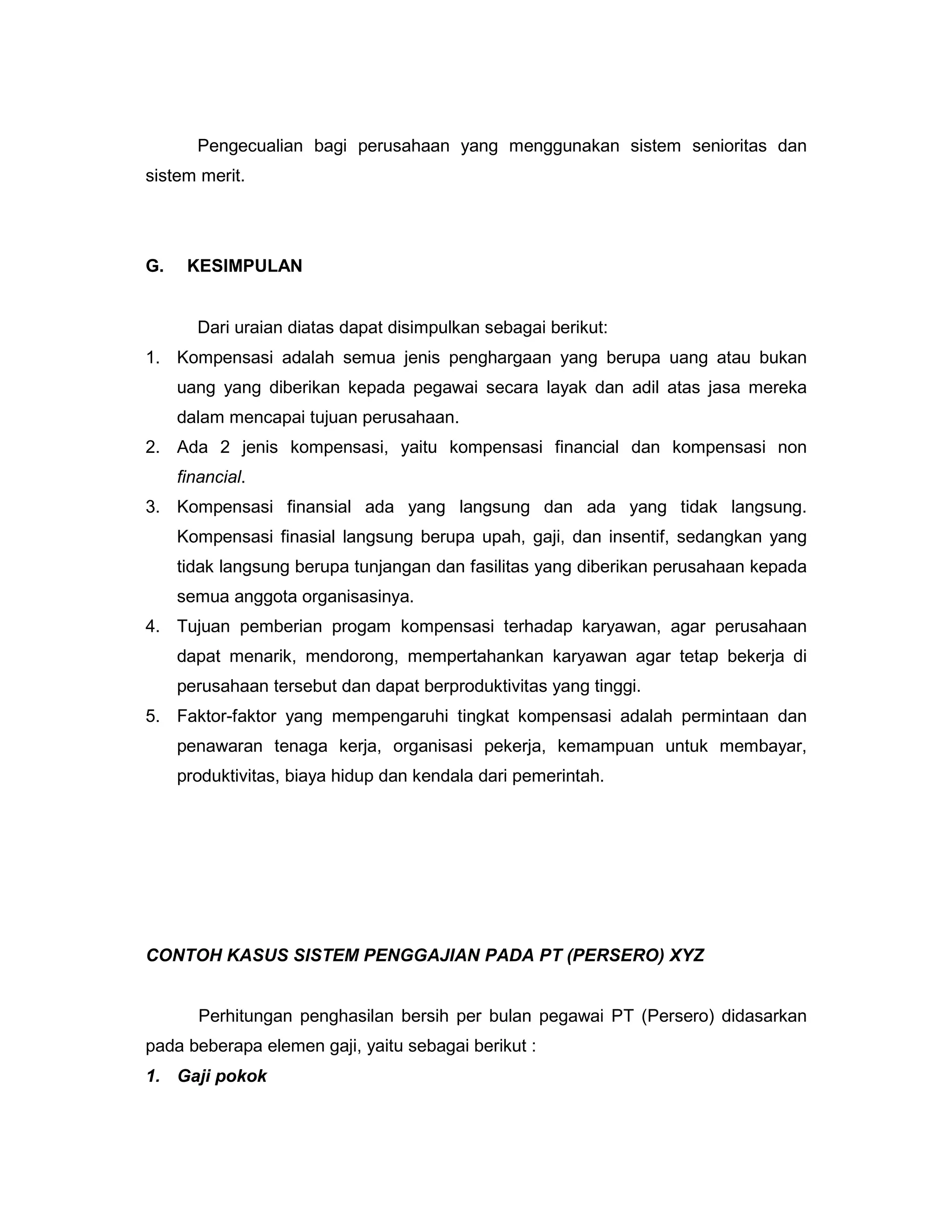 MSDM - kompensasi | PDF