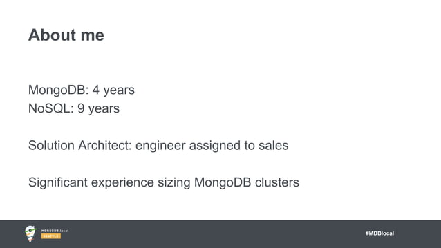 Sizing Your MongoDB Cluster | PPTX | Databases | Computer Software and ...
