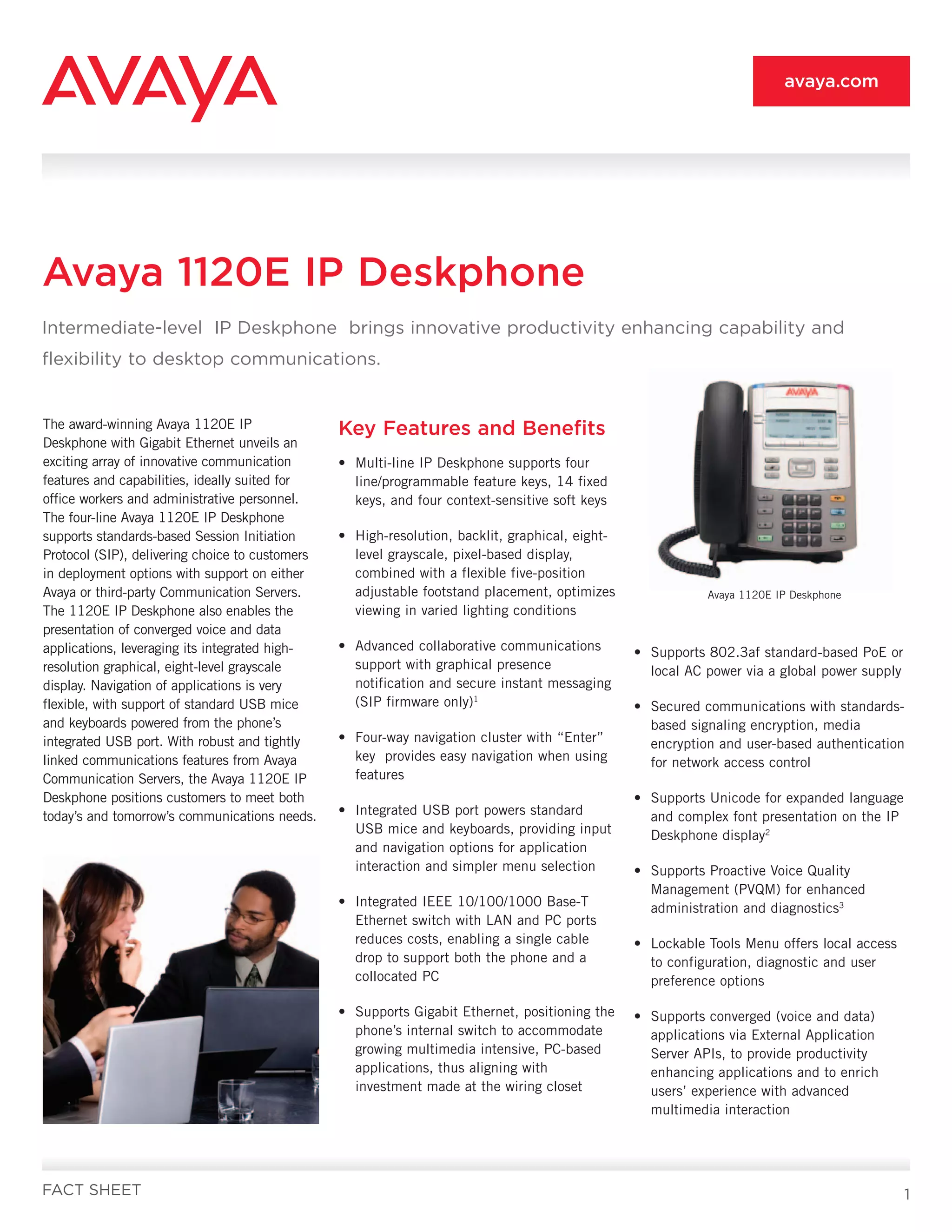 1100 series ip deskphone | PDF