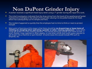Angle Grinder safety presentation/training | PPT