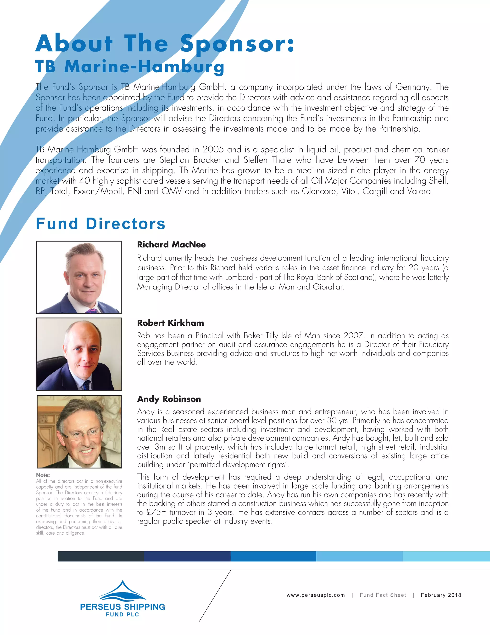 Perseus Shipping Fund PLC Fact Sheet | PDF
