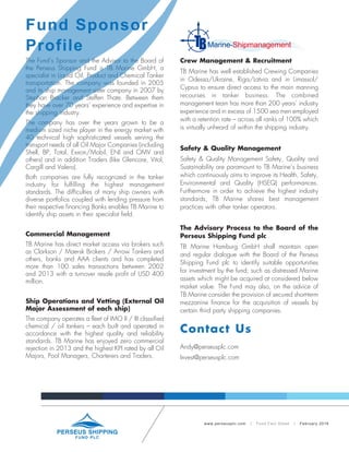 Perseus Shipping Fund PLC Fact Sheet | PDF