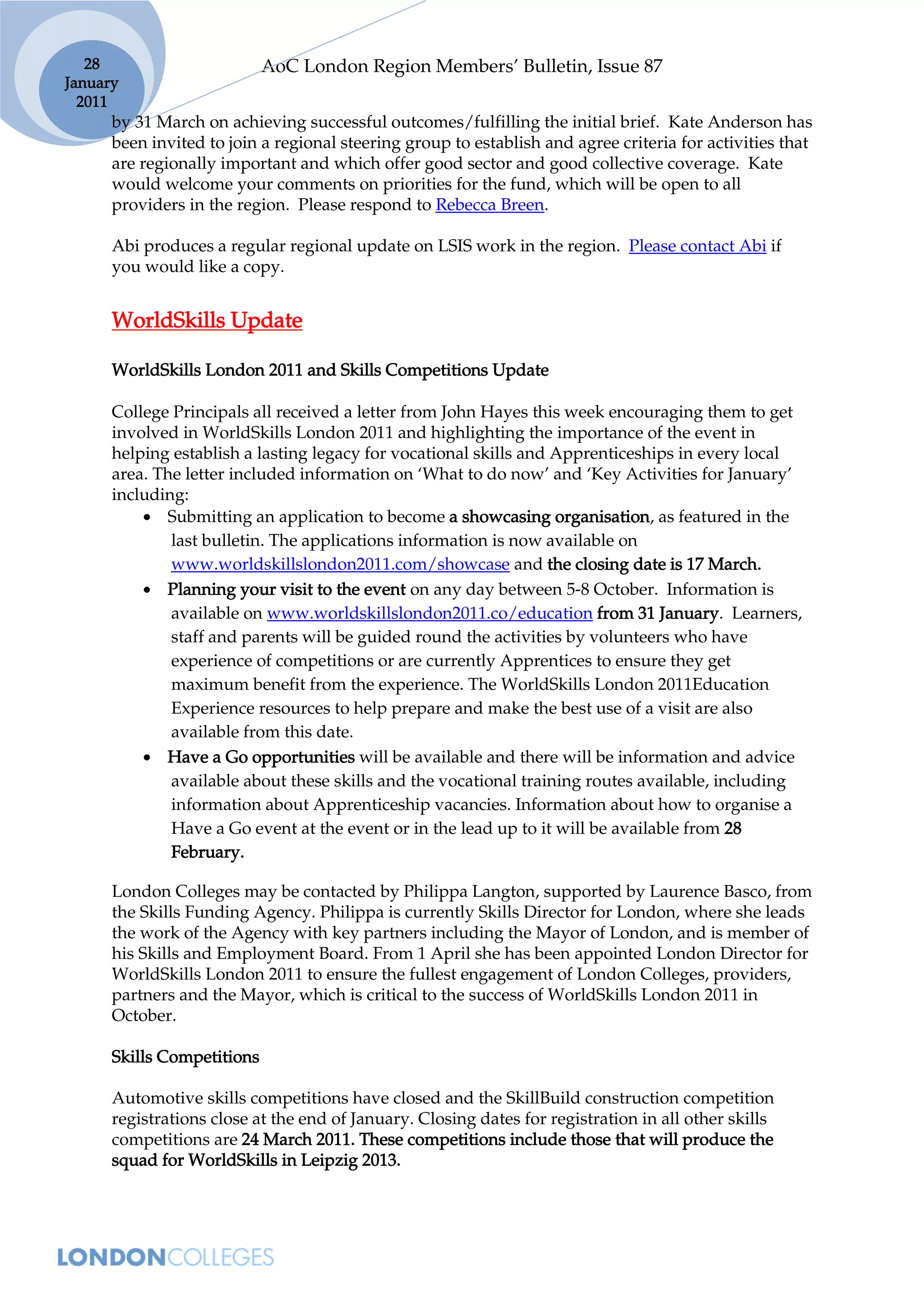 110128 AoCLR bulletin issue 87 | PDF