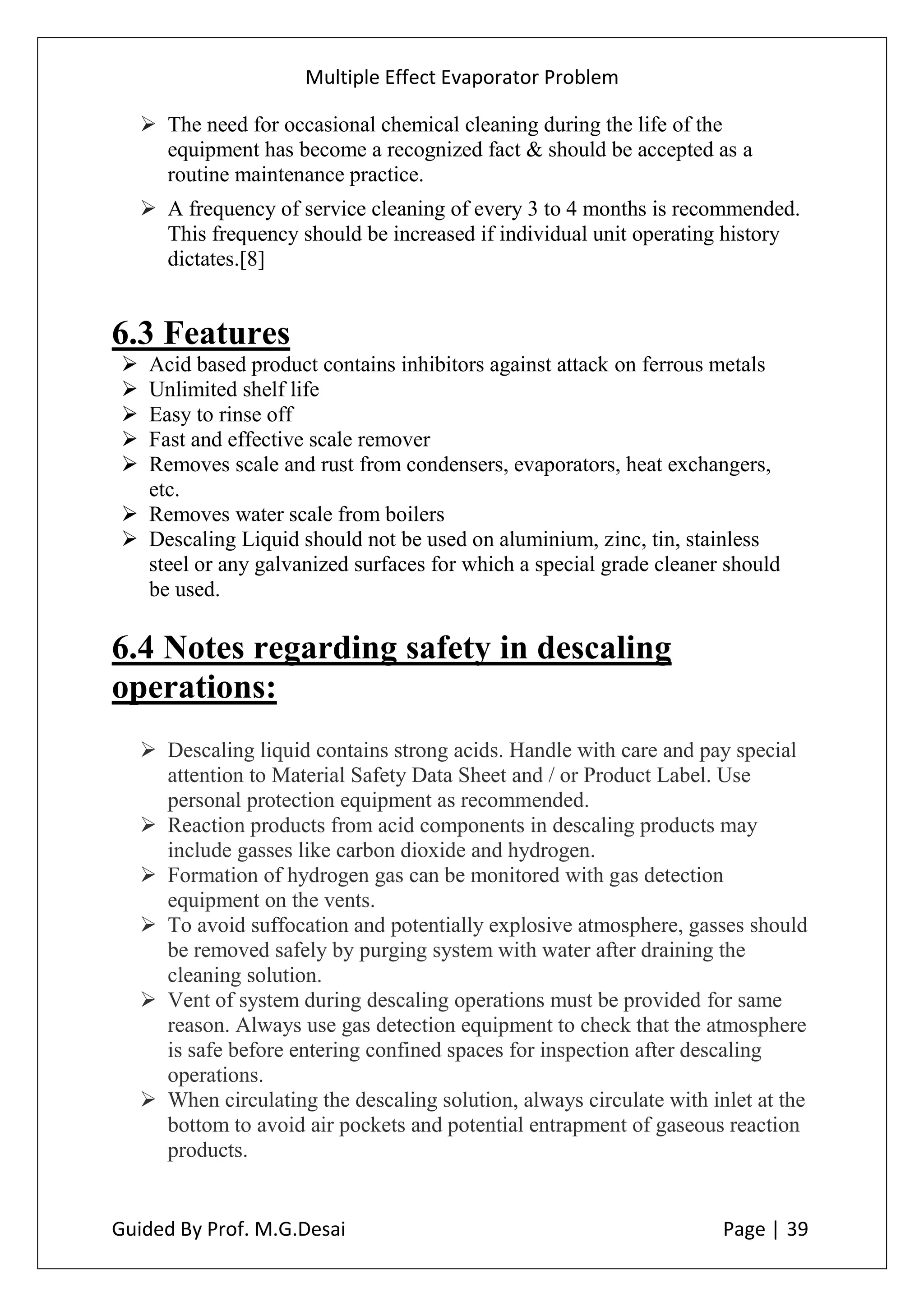 FR MULTIPLE EFFECT EVAPORATION | PDF