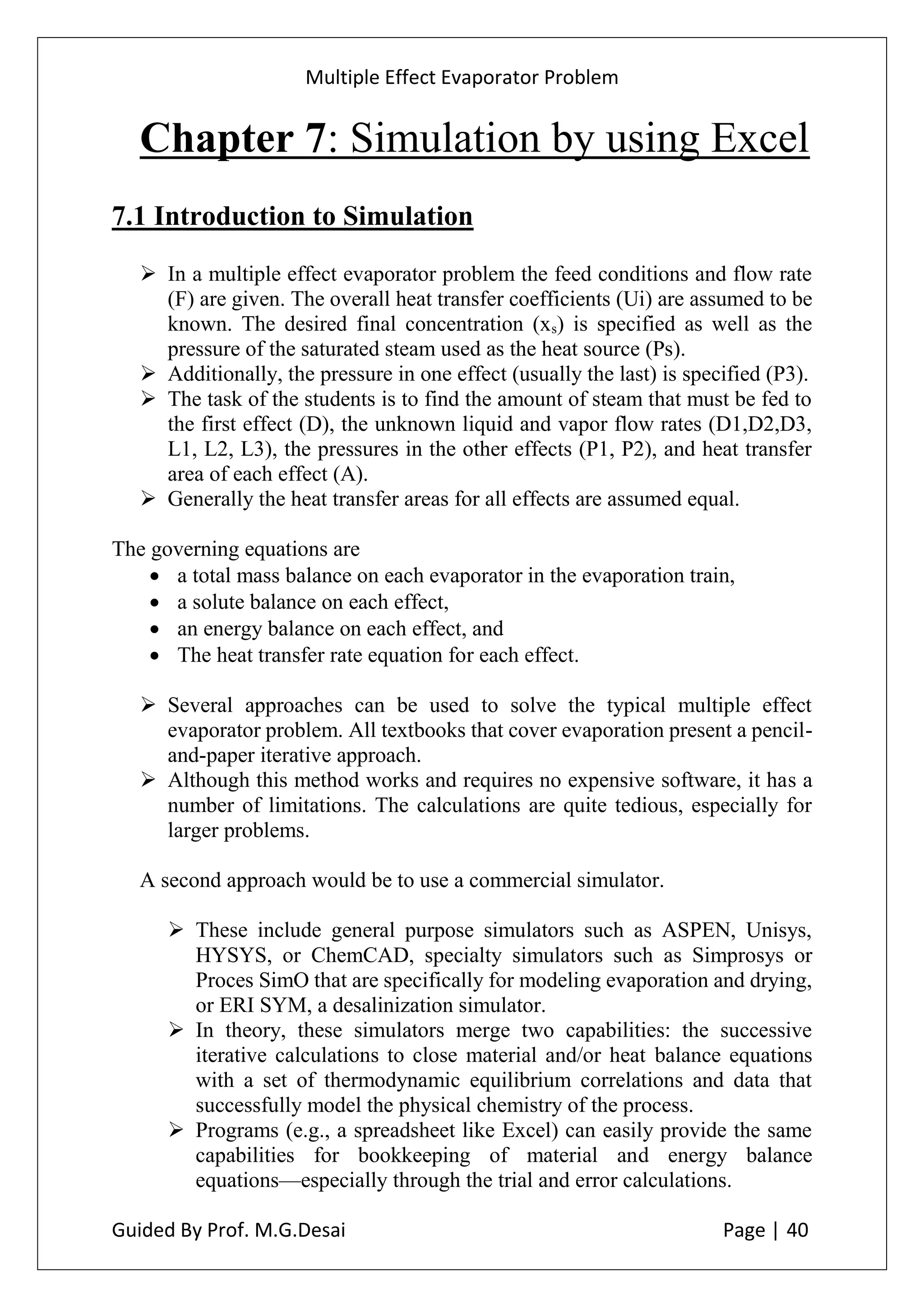 FR MULTIPLE EFFECT EVAPORATION | PDF