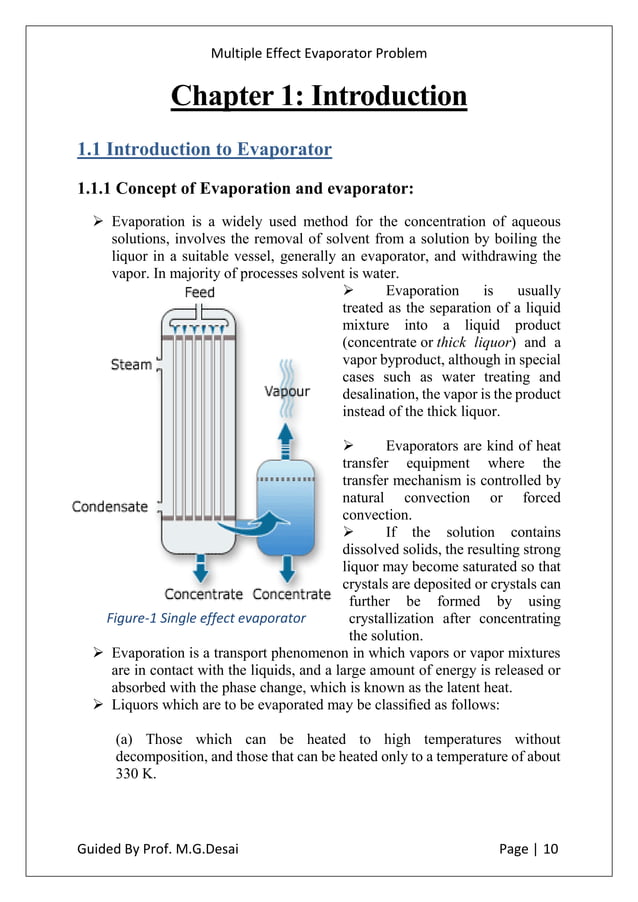 FR MULTIPLE EFFECT EVAPORATION | PDF