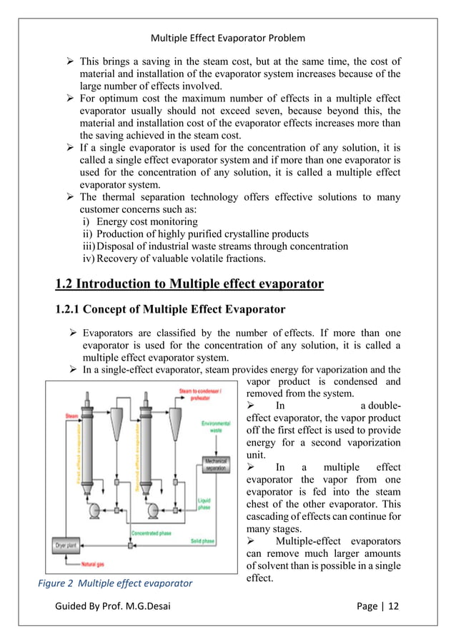 FR MULTIPLE EFFECT EVAPORATION | PDF