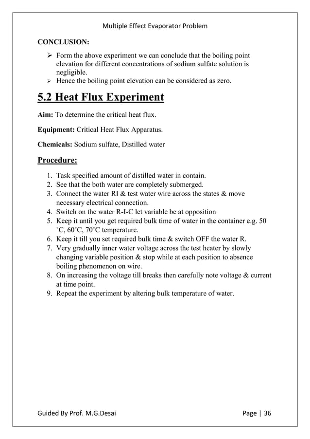 FR MULTIPLE EFFECT EVAPORATION | PDF