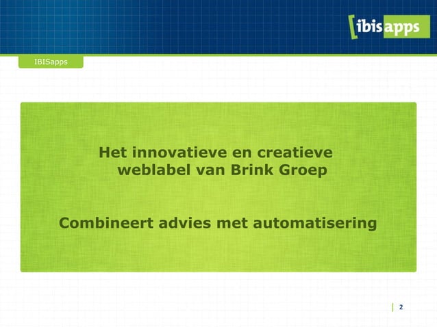 IBISapps | PPT
