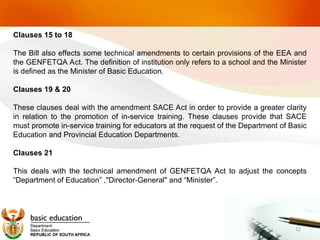 110208bella.ppt BELLA BILL OF EDUCATION SA | PPT