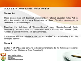 110208bella.ppt BELLA BILL OF EDUCATION SA | PPT