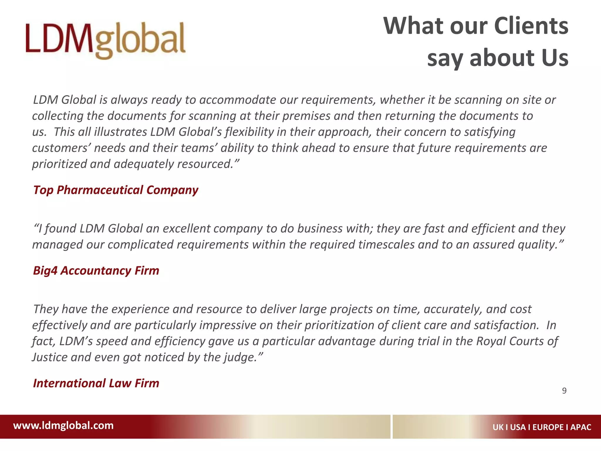 LDM Global Overview | PPTX