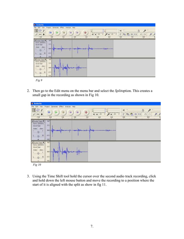 A brief introduction of how to use audacity | DOCX
