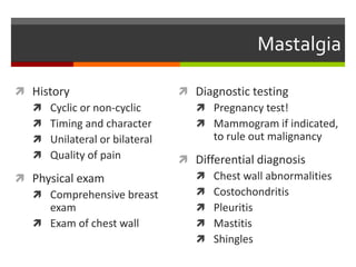 Benign Breast Diseases - Diagnosis & Management | PPT