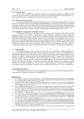 Improved unmanned aerial vehicle control for efficient obstacle detection and data protection | PDF