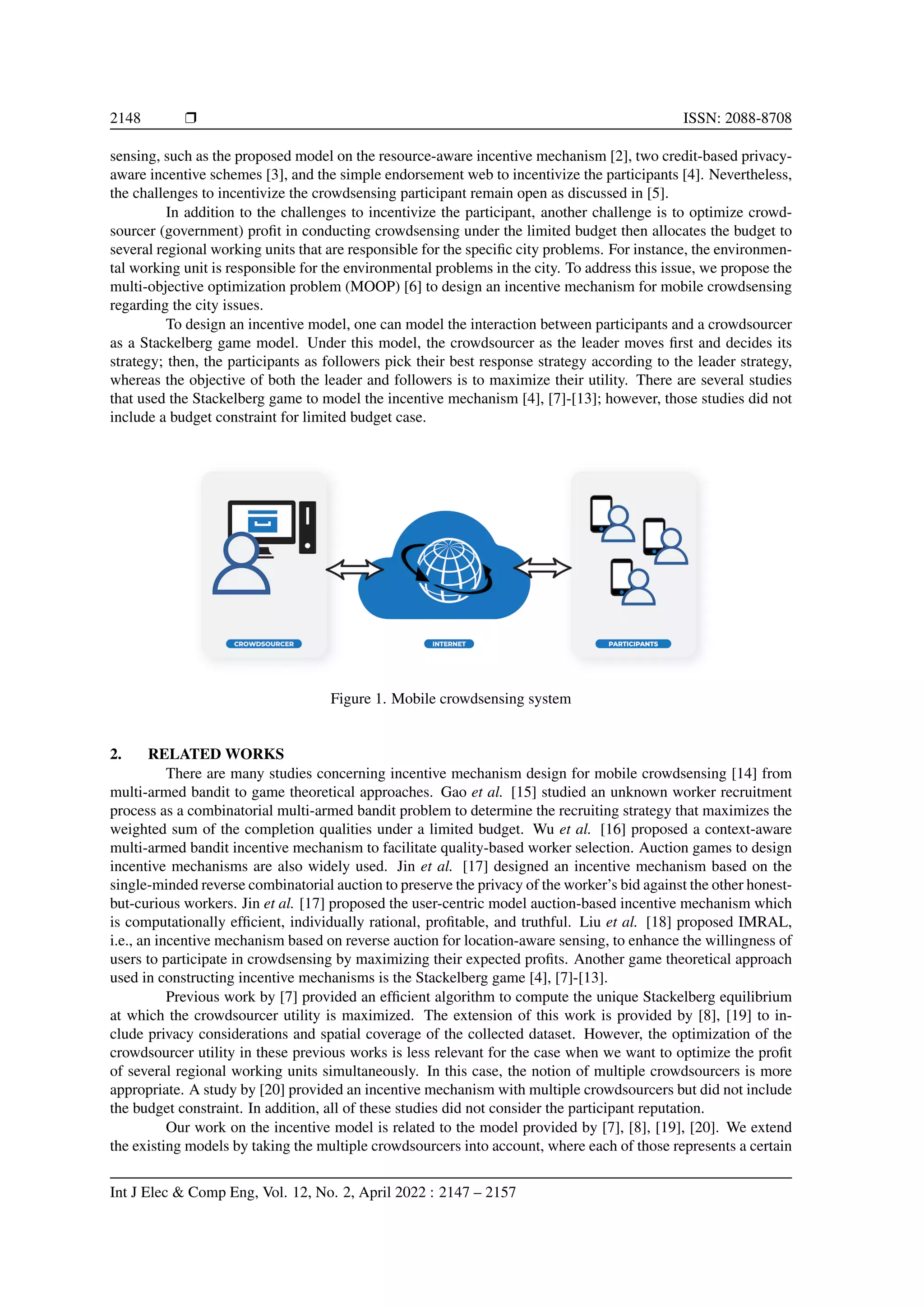 Incentive mechanism design for citizen reporting application using Stackelberg game | PDF