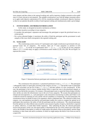Incentive mechanism design for citizen reporting application using Stackelberg game | PDF ...