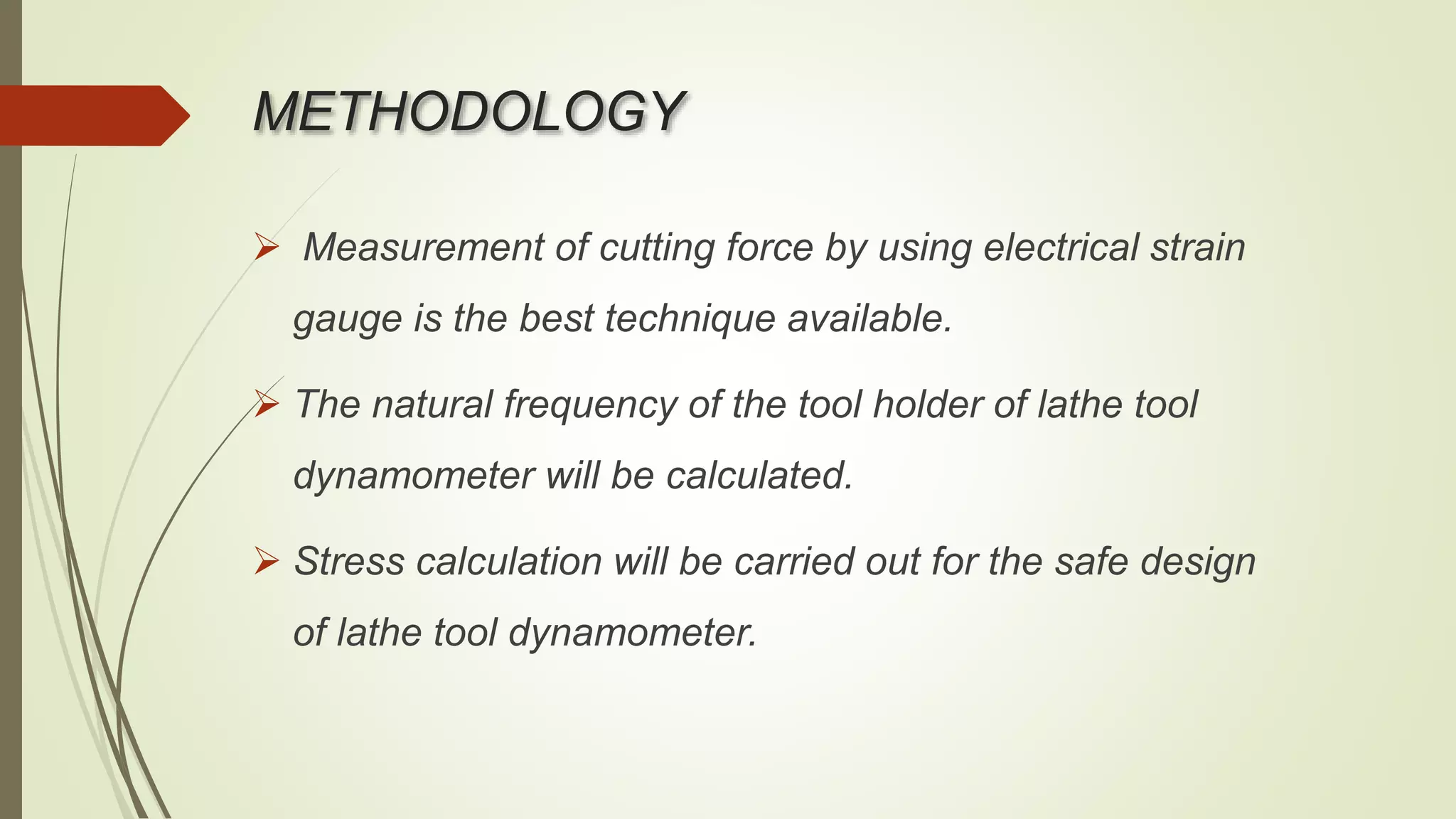 Force analysis of lathe tool dynamometer | PPTX