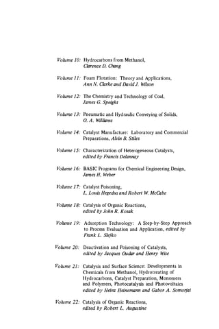 Chemical Reaction And Reactor Engineering Carberry James J | PDF