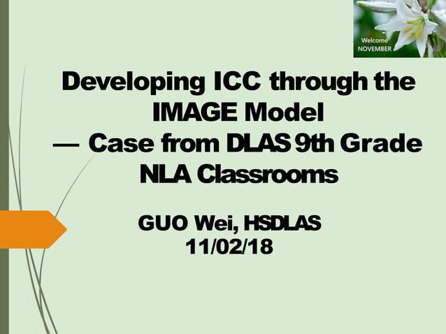 Developing ICC through the Image Model Case | PPT