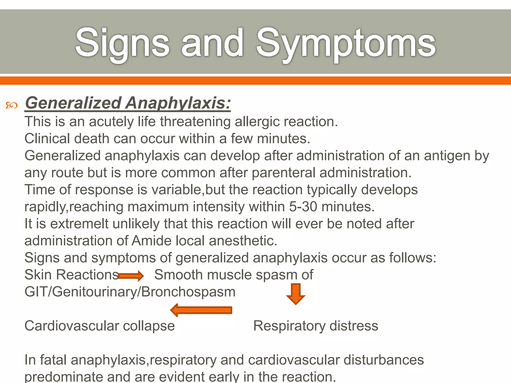 Systemic complications of Local Anesthesia | PPTX