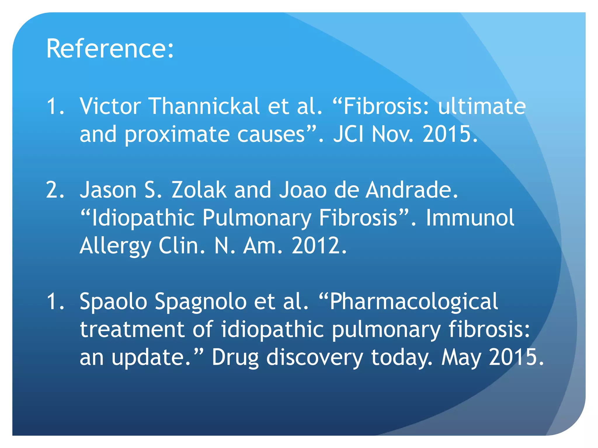 Fibrotic Diseases | PPTX