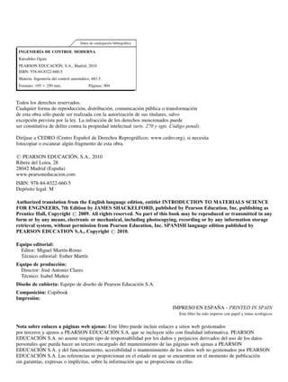 Ingenieria de control moderna - Ogata 5ed | PDF