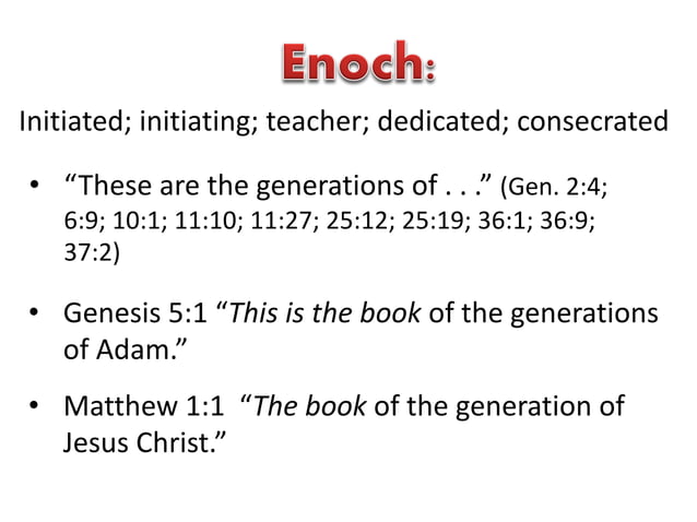 The Faith of Enoch - Hebrews 11:5-6 | PDF