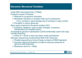 Enhanced structural variant and breakpoint detection using SVMerge by integration of multiple ...