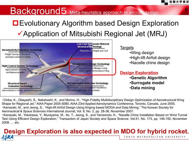 Multidisciplinary and Multi-objective Design Exploration Methodology for Conceptual Design of a ...