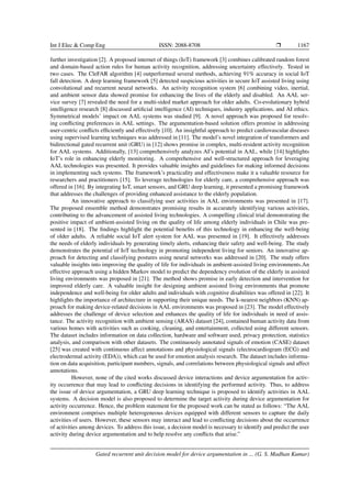 Gated recurrent unit decision model for device argumentation in ambient assisted living | PDF