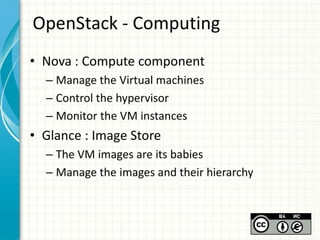 introduction of openstack cloud computing | PPT
