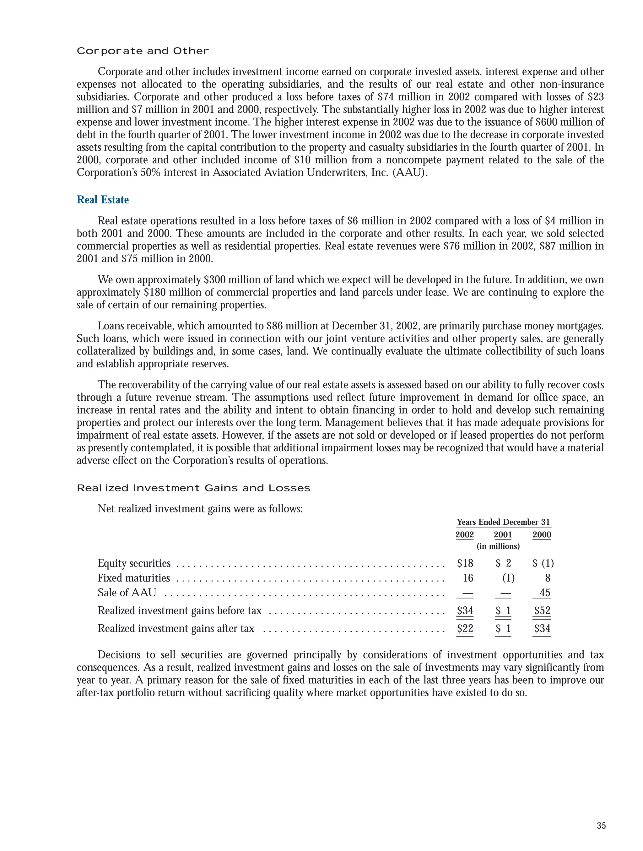 chubb Annual Report 2002 | PDF
