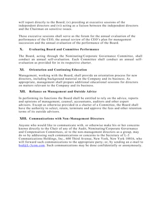 governance l3 comunications guidelines | PDF | Business Accounting & Finance | Business