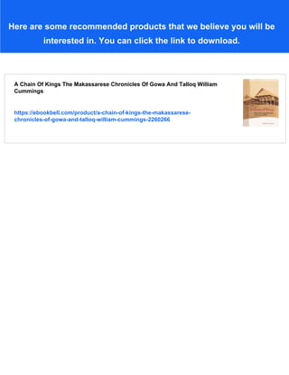 Makassarese Basa Mangkasara A Description Of An Austronesian Language ...